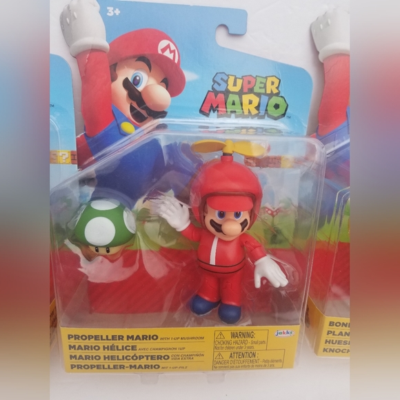 Jakks | Toys | Nintendo Super Mario Bone Piranha Plantyellow Toadmario ...
